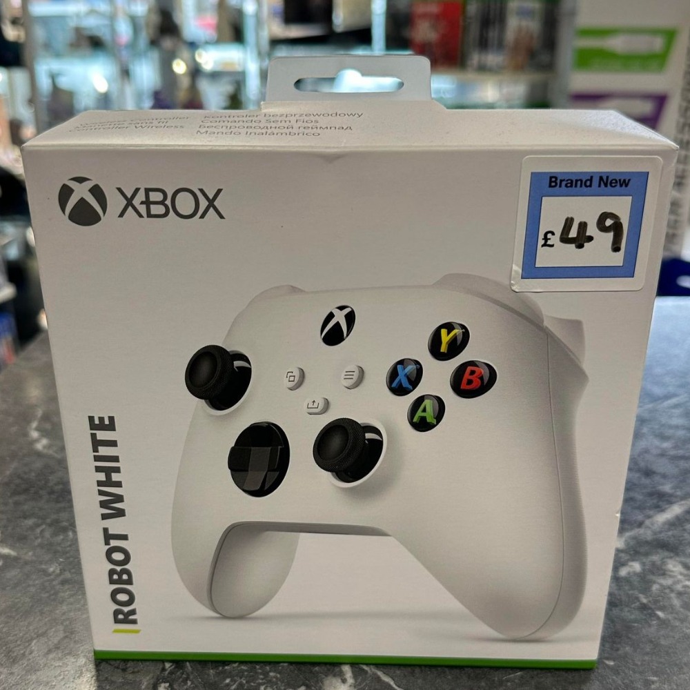 New Microsoft Xbox Wireless Bluetooth Controller Robot White - Own4Less